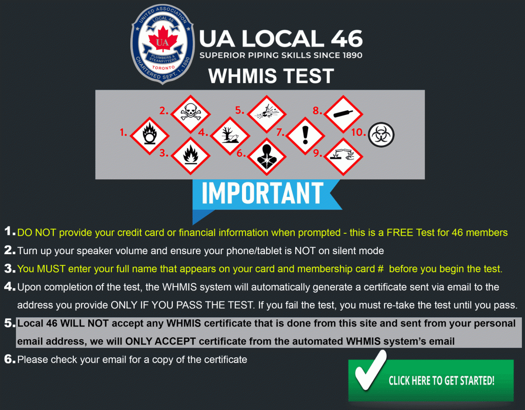 Local 46 WHMIS Training - AixSafety.com